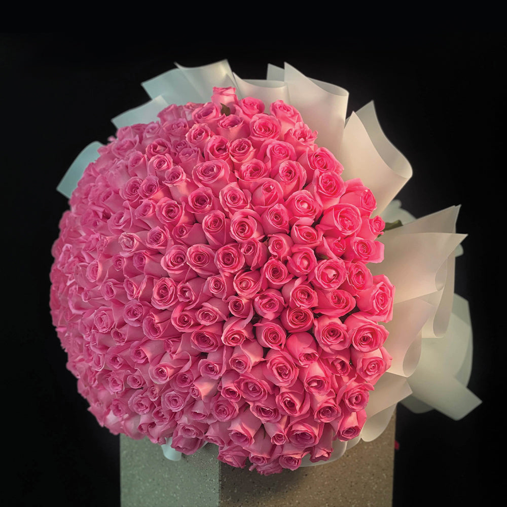 Ice Cream Flowers | Pink Roses Bouquet | Aiwa Flowers - Dubai