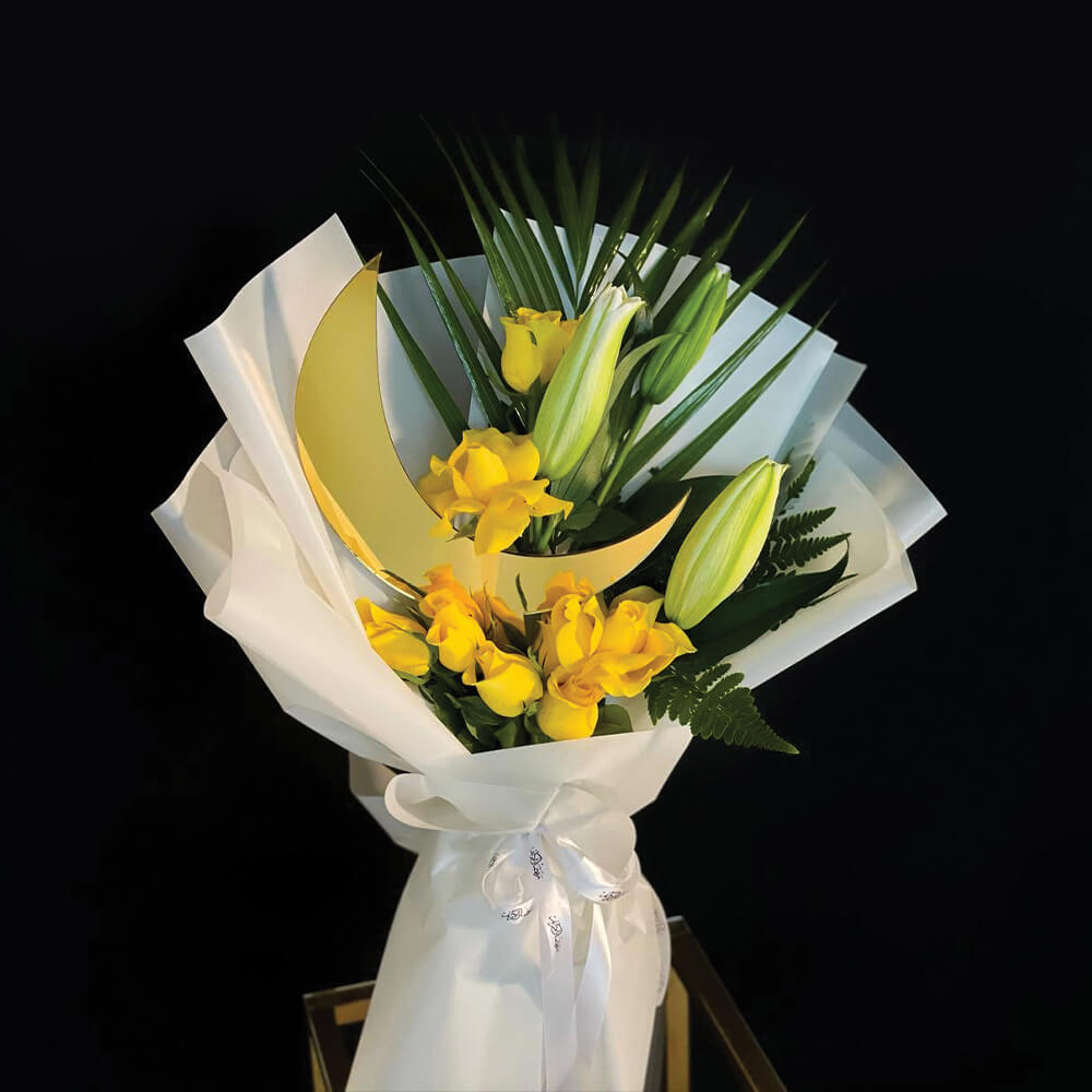 Citrine Flowers - Hand-Tied Bouquet | Aiwa Flowers