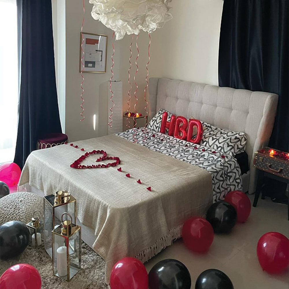 Complimentary Bedroom Setup | Room Decoration | Aiwa Flowers