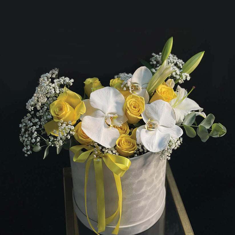 Limoncello Roses Bouquet | Flowers Delivery Dubai | Aiwa Flowers