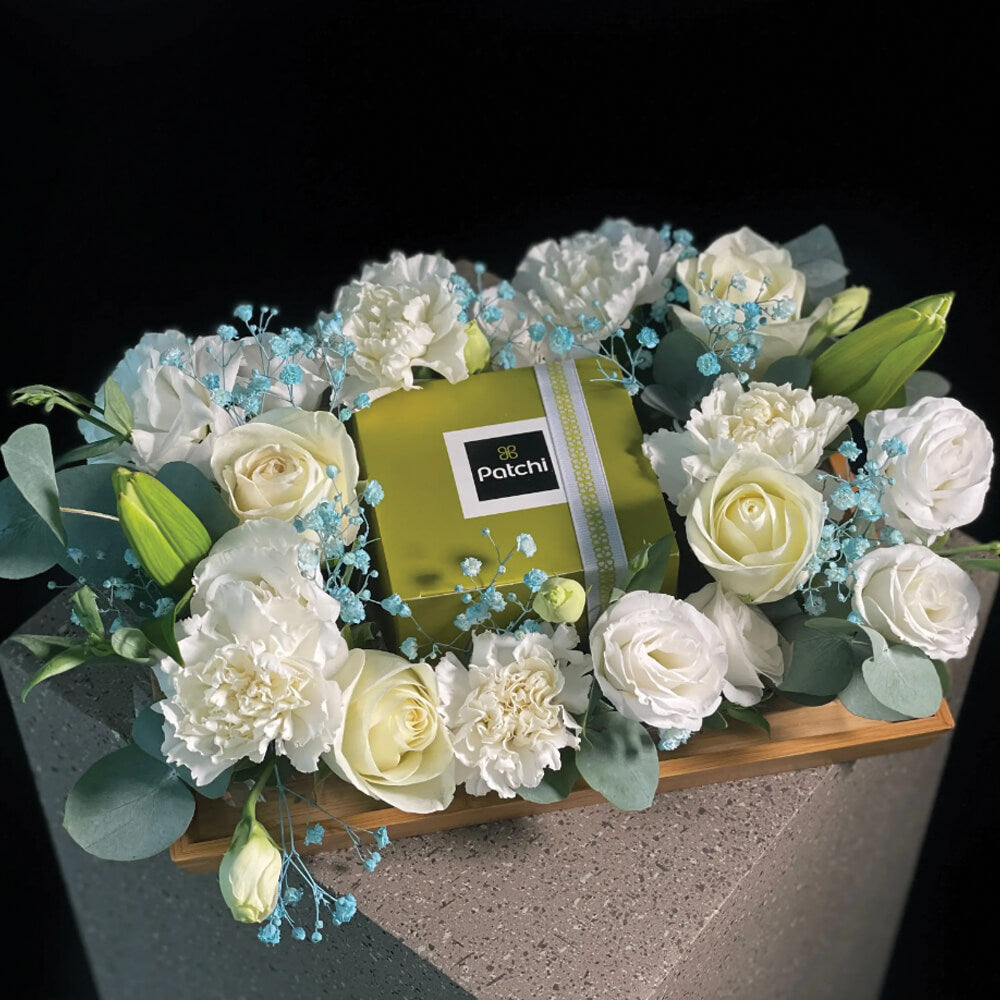 Patchi Chocolate Platter 2 Flowers Bouquets | Aiwa Flowers