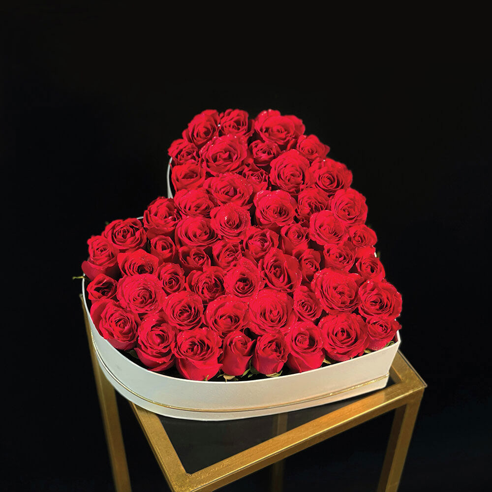 Red Heart Medium | Red Heart Flowers Bouquet – Aiwa Flowers