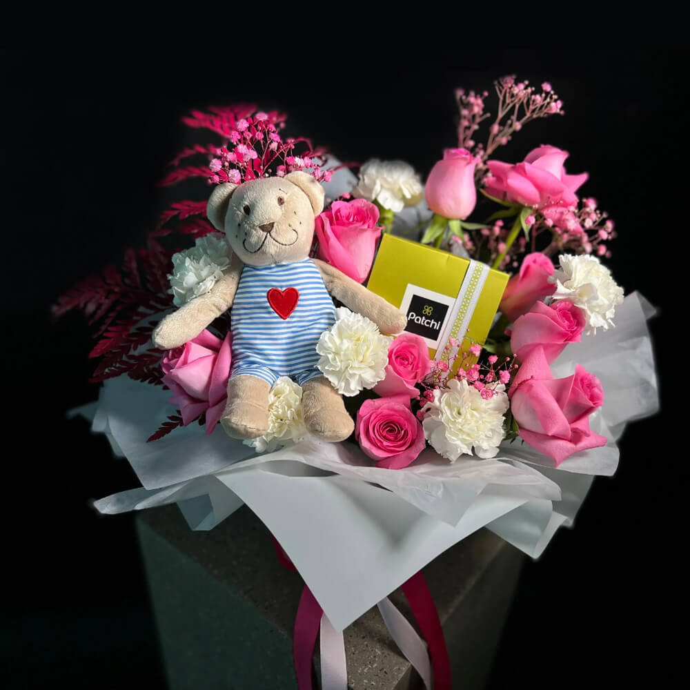 Welcome Baby Girl Flowers Bouquets | Flowers Delivery Dubai | Aiwa Flowers