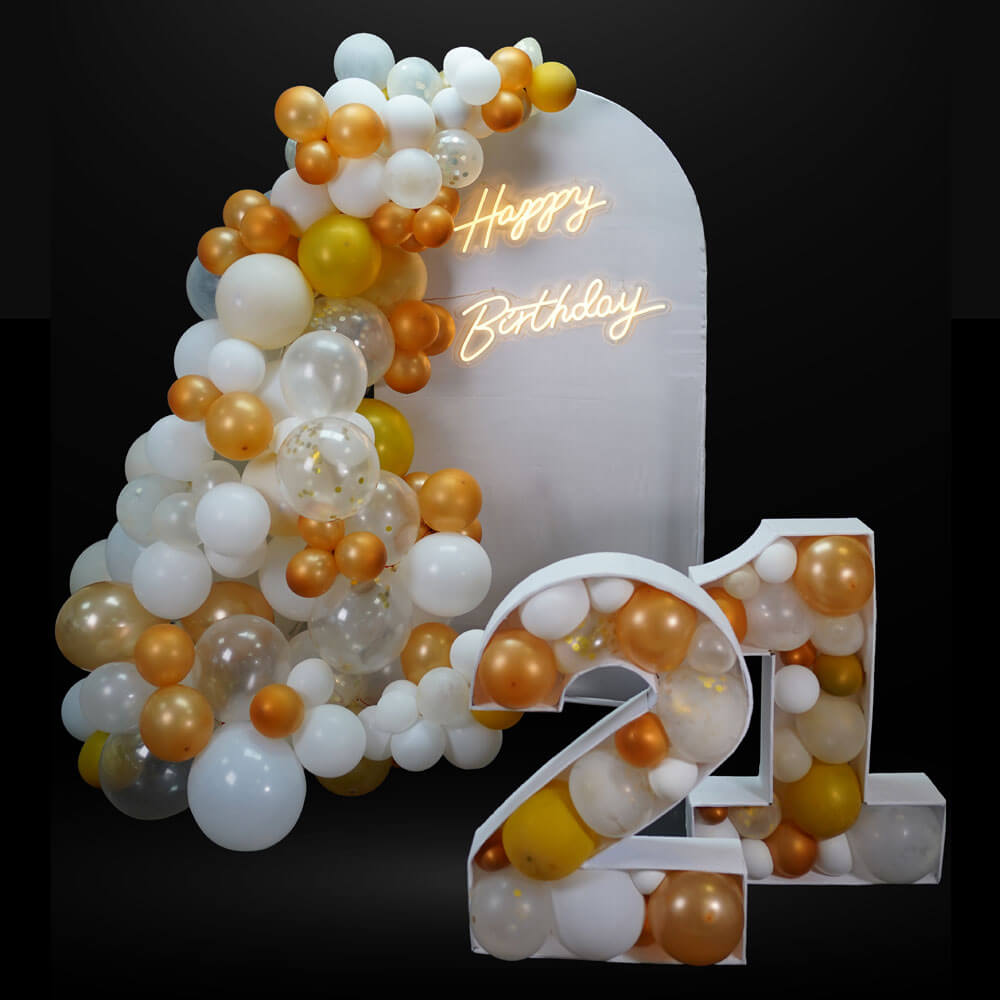 Customized Birthday Balloon Decoration in Dubai | Birthday Balloon ...